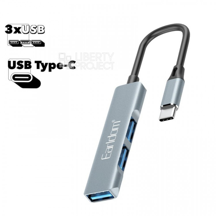 Хаб USB-C Earldom HUB10 - Купить в Оше | «Bobbystore»
